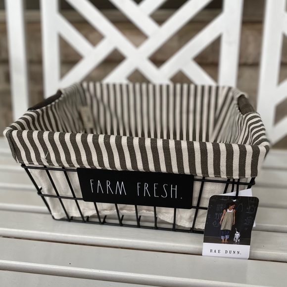 Rae Dunn | Other | Rae Dunn Farm Fresh Basket | Poshmark
